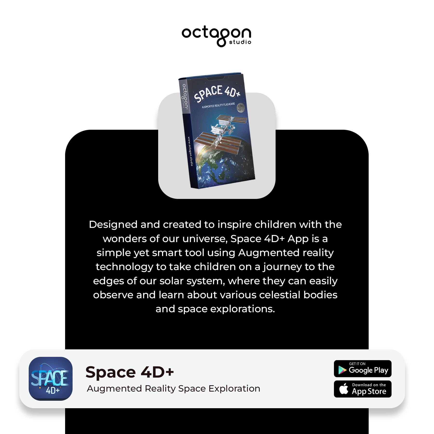 Space 4D+ Augmented Reality Flashcards – Interactive Space Exploration ...