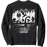 Amazon.com: Bigfoot Loch Ness Monster Mothman Alien Others Funny Cryptid T-Shirt : Clothing ...