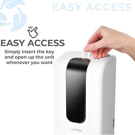Mua Luxton Wall-Mounted Automatic Hand Sanitizer Dispenser - Refillable Bottle Tank - Touchless ...