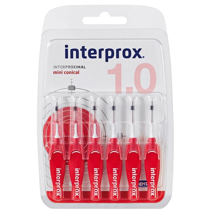 Interprox 4G Interdentalbrush miniconical red 6 Pieces: Amazon.co.uk ...