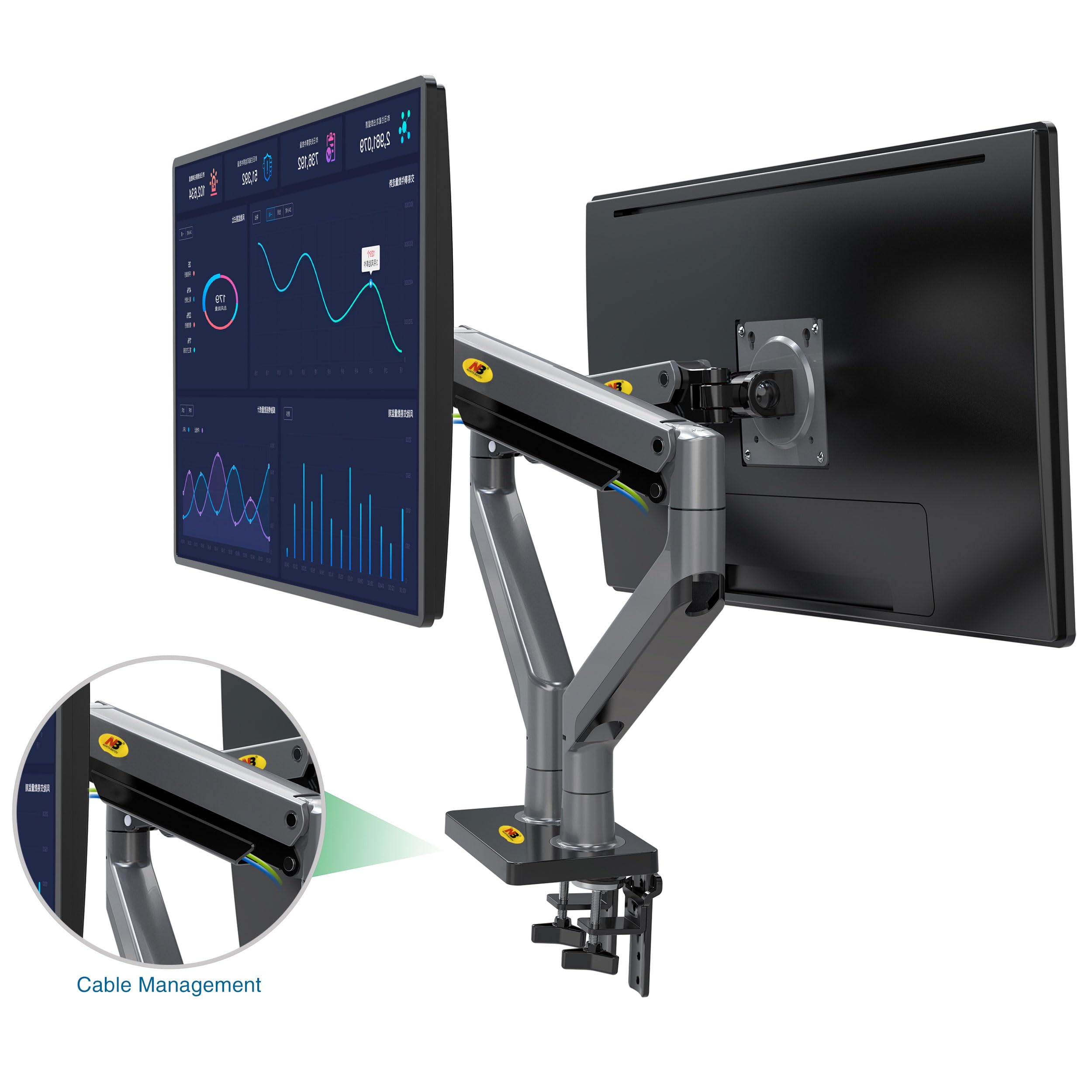 Mua NB North Bayou Dual Monitor Arm Ultra Wide Full Motion Swivel ...