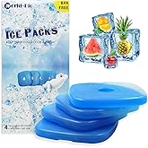 Amazon.com: coldchill Ice Pack for Lunch Bags, Reusable Lunch Ice Pack ...