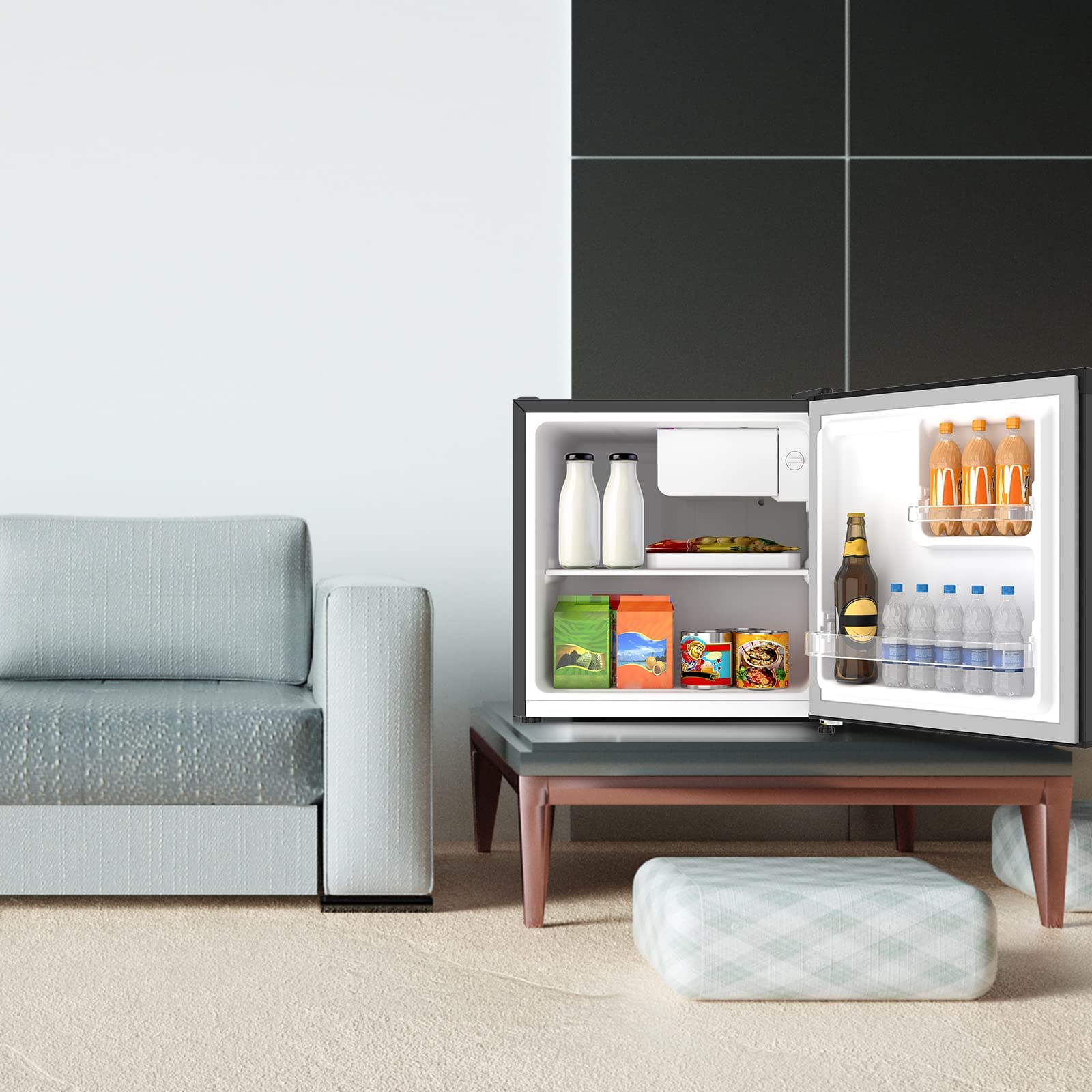 Mua CHiQ CSD46D4, 46L, Mini Fridge for Bedrooms, 35dB, 12 Year ...