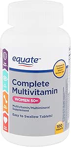 Amazon.com: Equate Complete Multivitamin Tablets, Women 50+, 100 ...