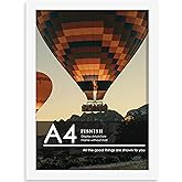 Amazon.com - 8.3x11.7 A4 Picture Frame Black for Wall Hanging or Tabletop, Wall Mounting ...