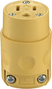 Leviton R51-515CV-0OR Conector de PVC y Conexión a Tierra, color ...