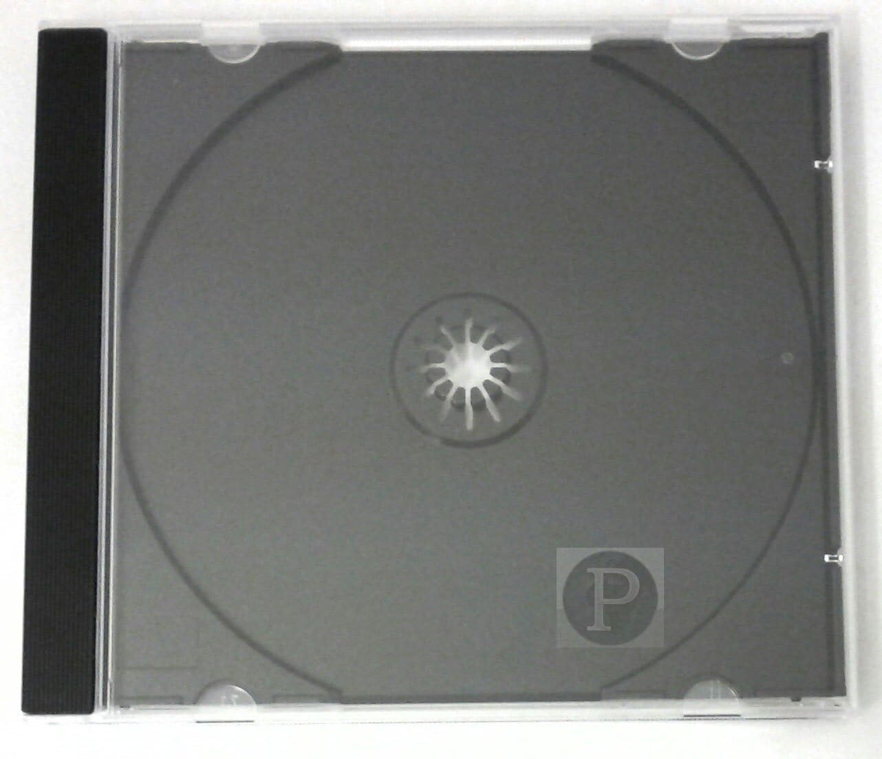 cd/dvd double jewel cases black tray (10) – BigaMart