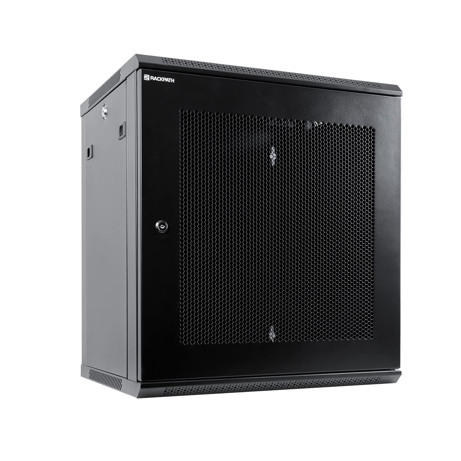 RackPath 12U Wall Mount Server Cabinet Network Rack Enclosure, Quiet ...