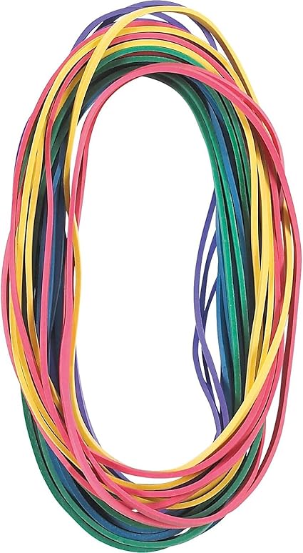 Staples Brand Large Rubber Bands 24 Pack 7" x 1/8" Assorted: Amazon.co ...