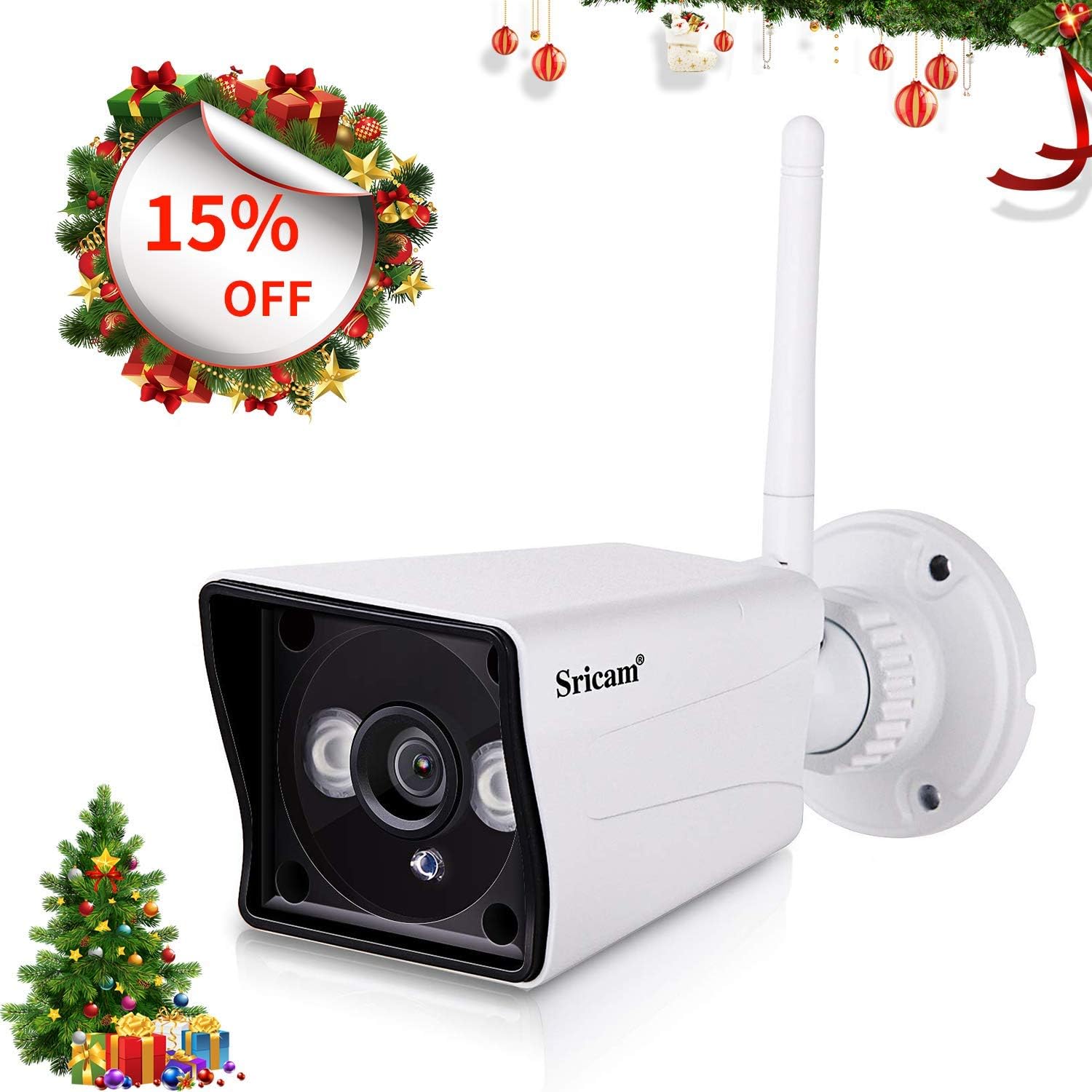 Sricam WiFi Cámara IP HD de Seguridad al Aire Libre Exteriores, hogar ...