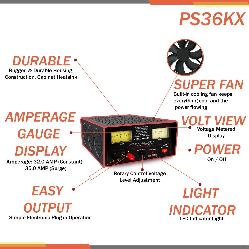 Mua Universal Compact Bench Power Supply - 32 Amp Linear Regulated Home ...