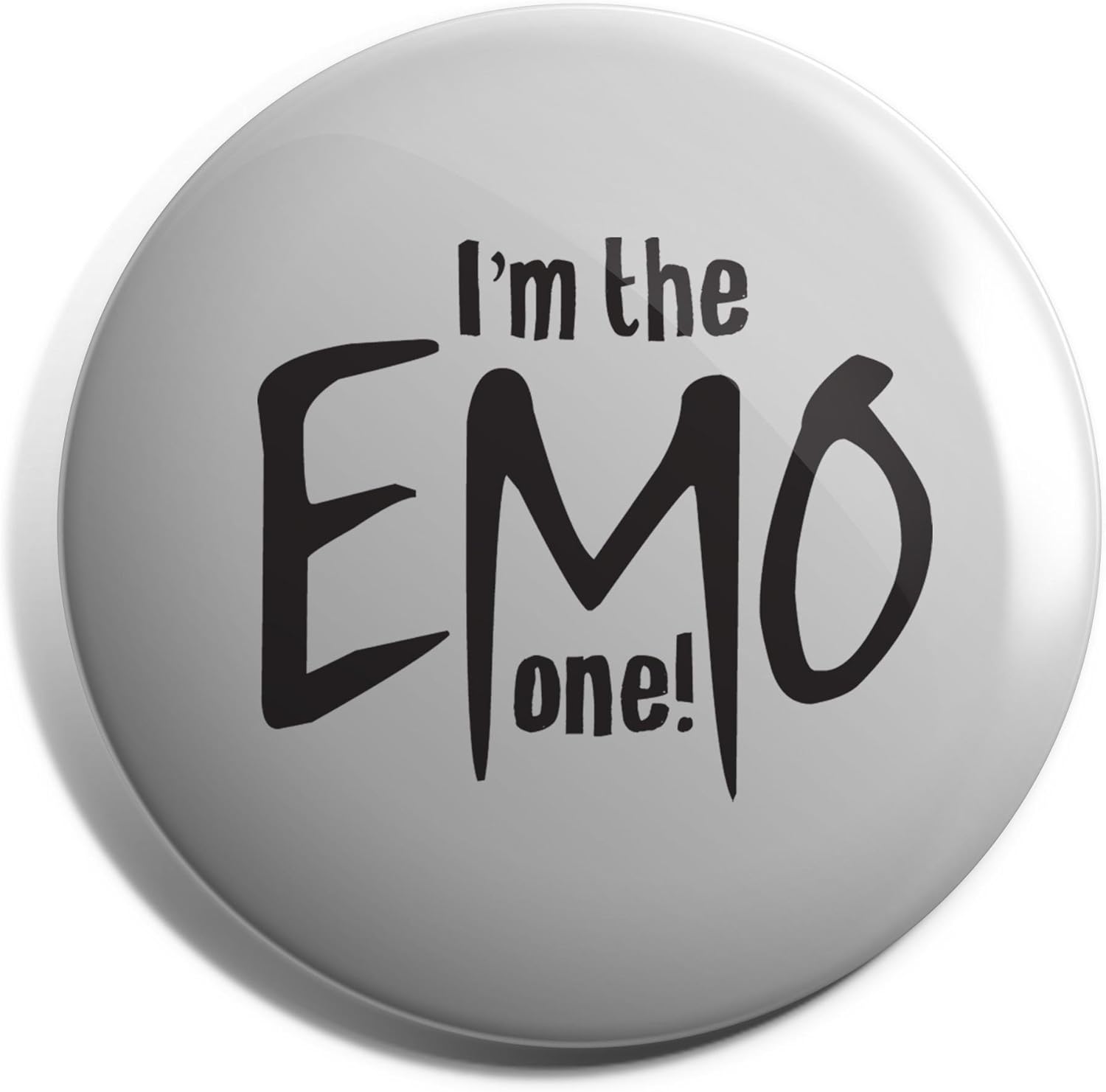 Hippowarehouse I'm the Emo One! Badge Pin: Amazon.co.uk: Clothing