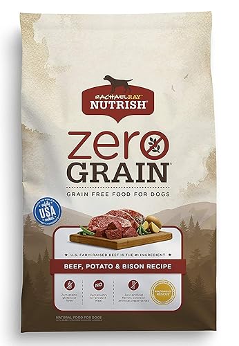 Rachael Ray Nutrish Zero Grain Natural Dry Dog Food, Beef, Potato ...