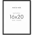 Amazon.com: HAUS AND HUES Natural Wood Picture Frames - Set of 6 Frame ...