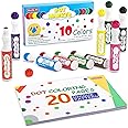 Amazon.com: Dot Markers, 10 Colors Bingo Daubers with Dot Coloring Book ...