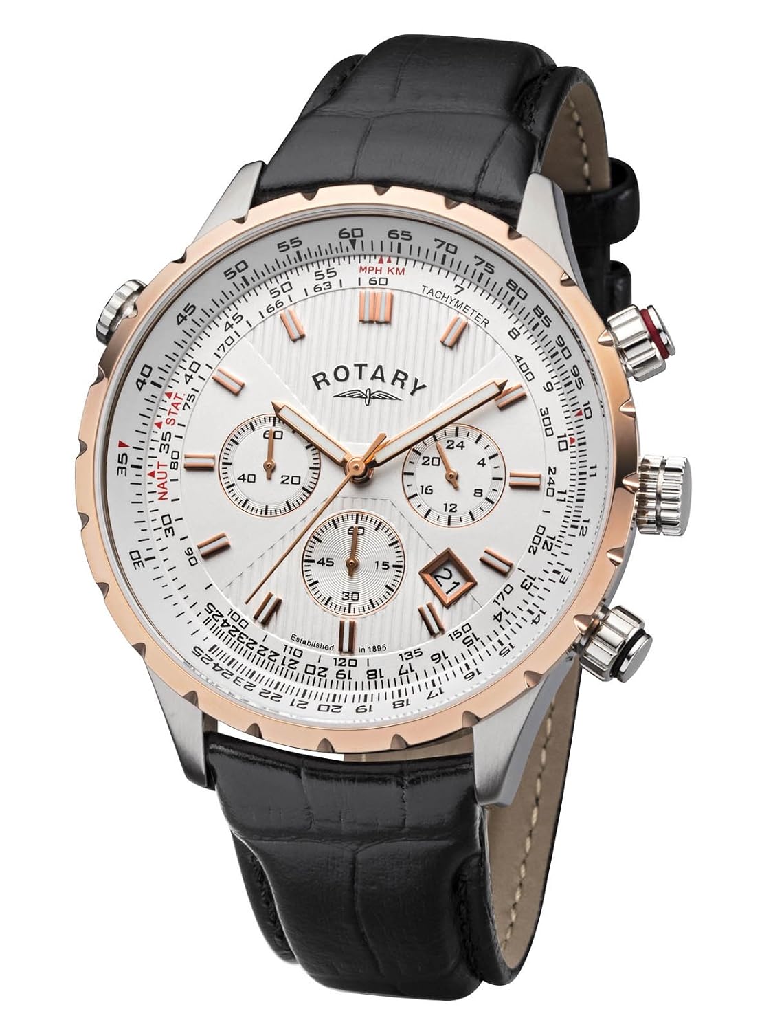 Rotary Men's Watch Chronograph Dolphin GS00452/02: Amazon.co.uk: Watches