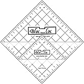 Amazon.com: Bloc Loc~Half Rectangle Triangle Large 2-1 Acrylic Ruler ...