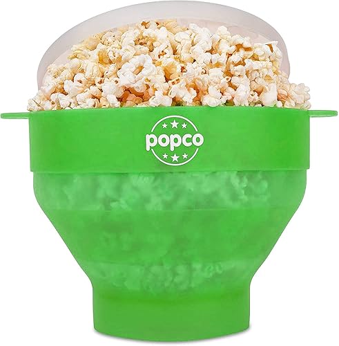 The Original Popco Silicone Microwave Popcorn Popper with Handles ...