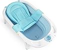 Fascol Bañera Plegable para Bebés 0-36 Meses, Baño Bebe con Red de ...