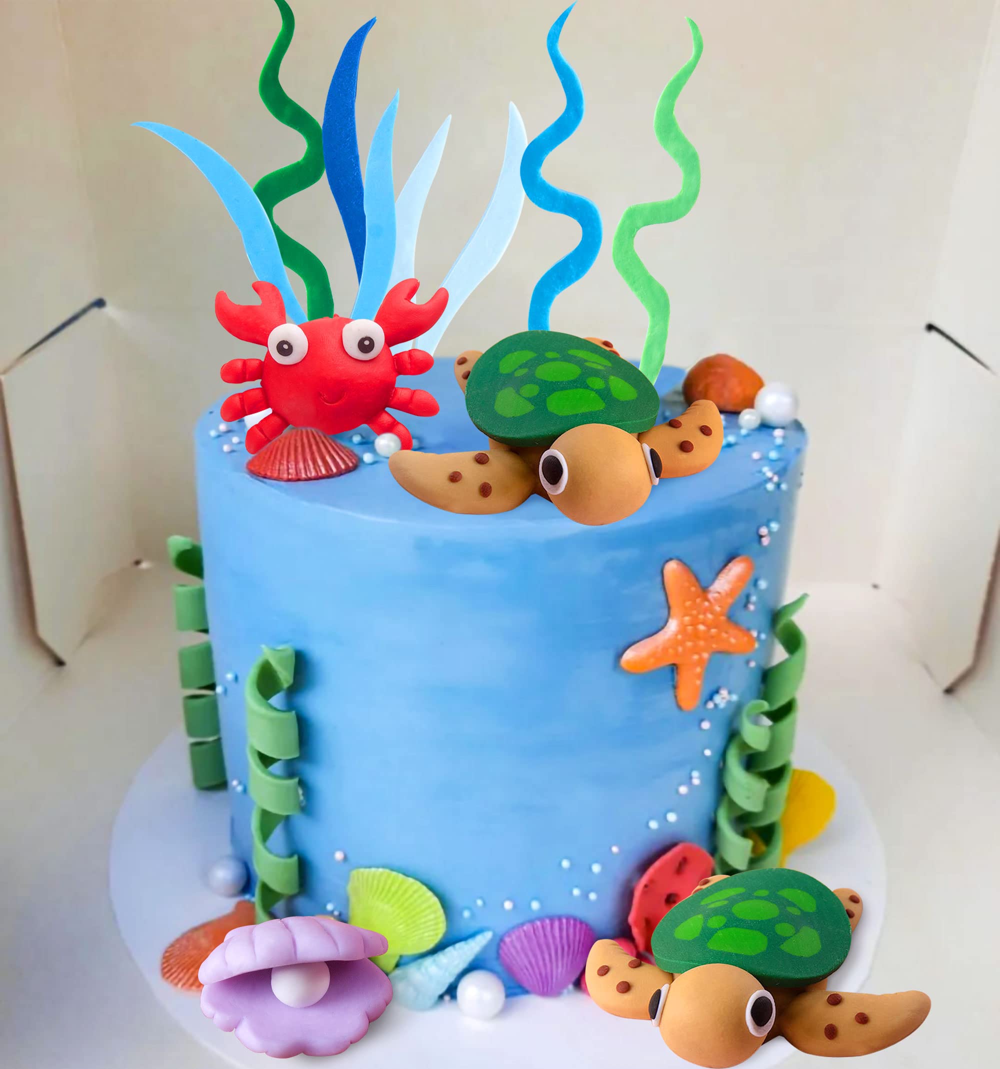 Mua JeVenis Little Turtle Cake Decoration Turtle Birthday Cake Topper ...