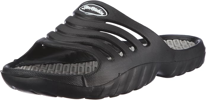 Sportskin Sauna Slippers Clogs and Mules Mens Black Schwarz (Schwarz ...