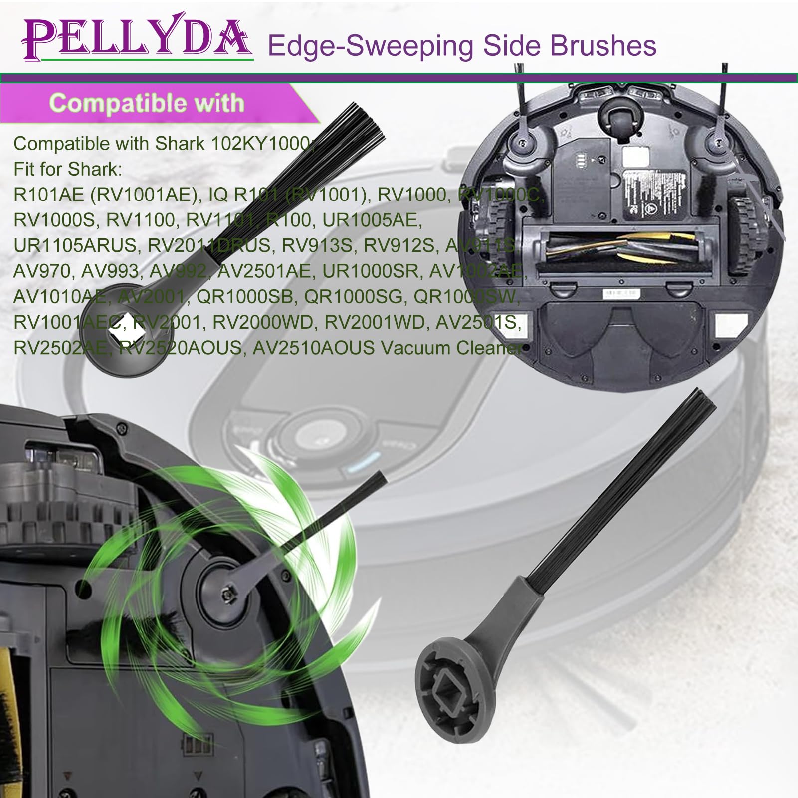 Mua PELLYDA Replacement Parts for Shark Robot,Replacement Side Brushes ...