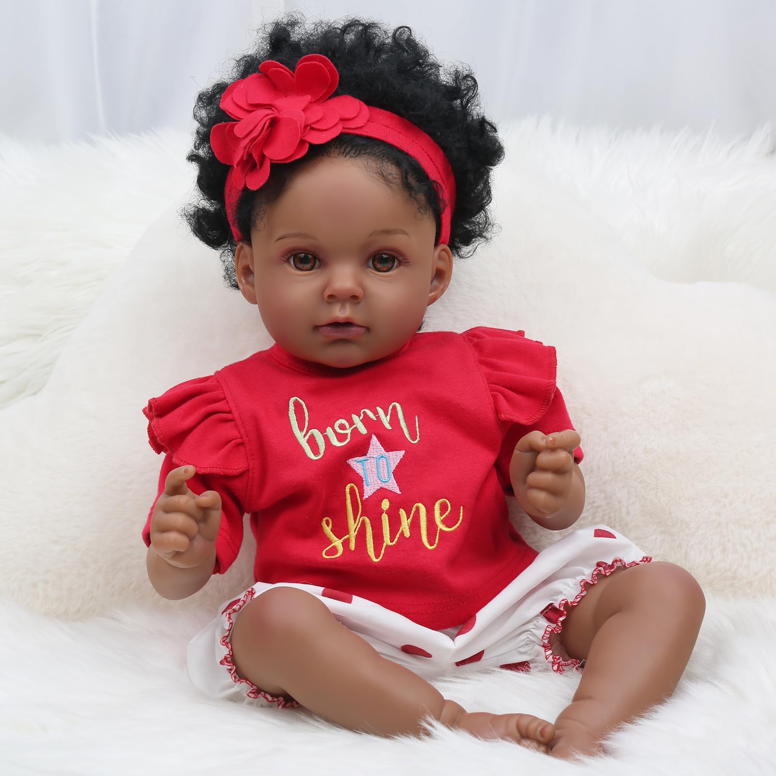 Mua Kaydora Lifelike Reborn Black Girl, 20 Inch Realistic Newborn Baby ...