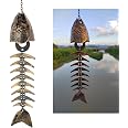Amazon.com : Fish Wind Chimes Outdoor Clearance, cast Iron Windchime ...