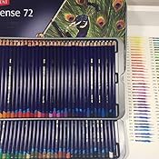 Derwent Inktense Pencils, 4mm Core, Metal Tin, Assorted Colors, 72 ...