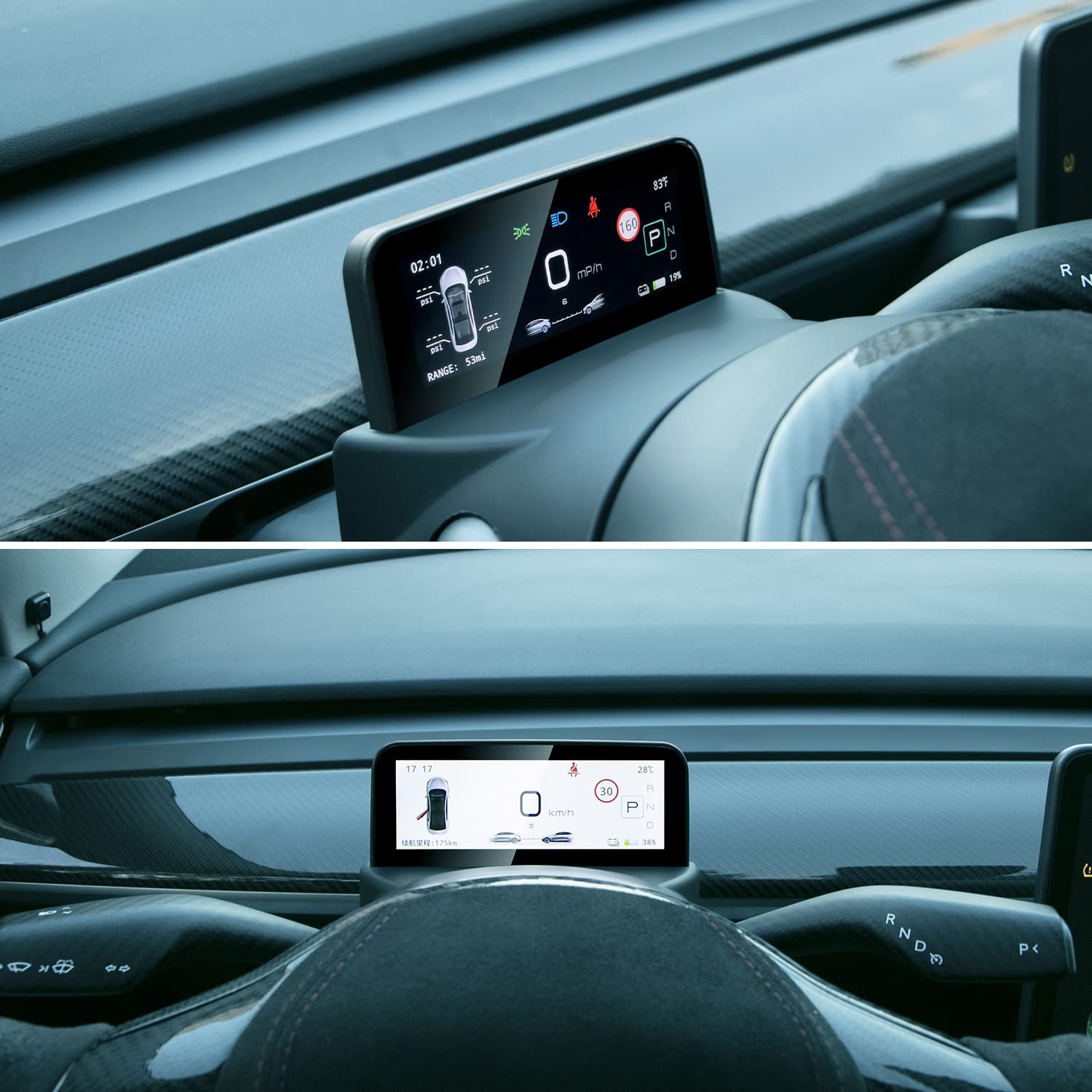 Mua Tesla 4.6'' Head Up Ultra Mini Screen Display for Model 3/Y ...