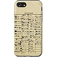 Amazon.com: iPhone SE (2020) / 7 / 8 Library Due Date Cards Stamp Book Return Librarian Vintage ...