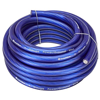 InstallGear Blue 4 Gauge PowerGround Wire - 25ft Nepal | Ubuy