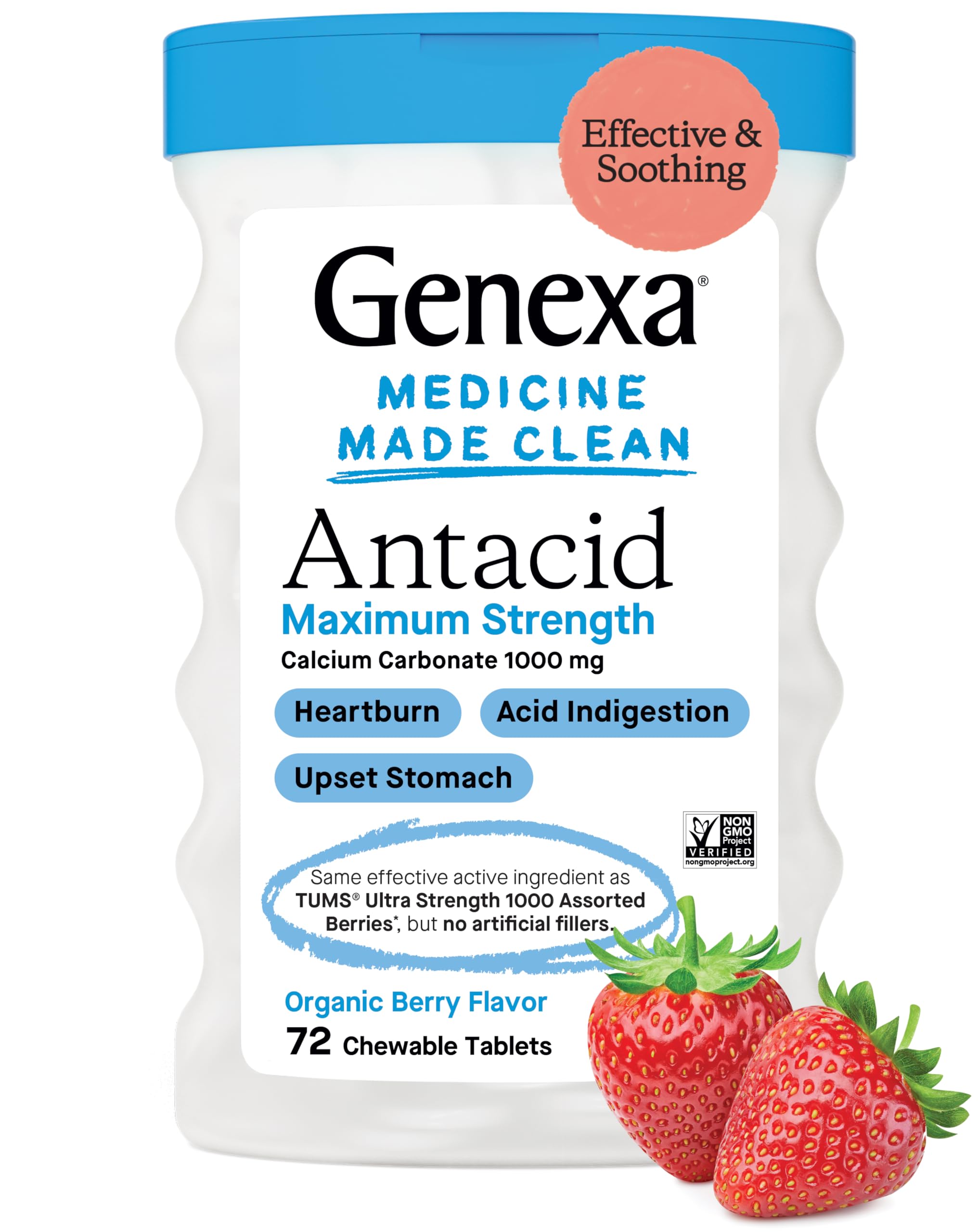 Mua Genexa Antacid Maximum Strength Chewable Tablets | Calcium ...