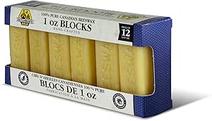 Amazon.com: Dutchman's Gold - Pure Yellow Beeswax Block - Cosmetic ...