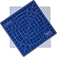 Amazon.com: The Quilted Bear Rotating Cutting Mat 12" x 12" - Square 360° Rotating Self Healing ...