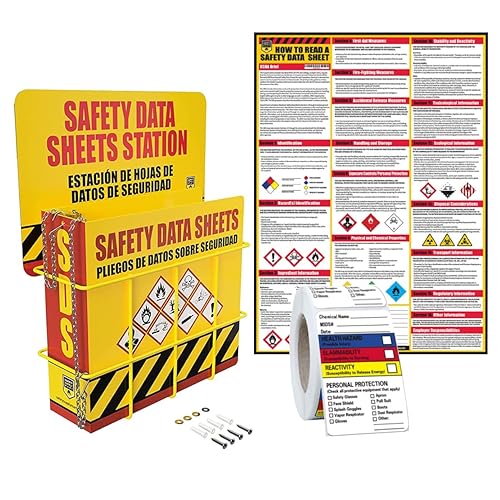 Performore SDS Wall Station Display Rack -Set with 3 Inch Heavy Duty ...