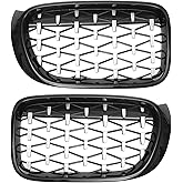 Amazon.com: X AUTOHAUX No.51117338571/51117338572 Front Hood Bumper ...