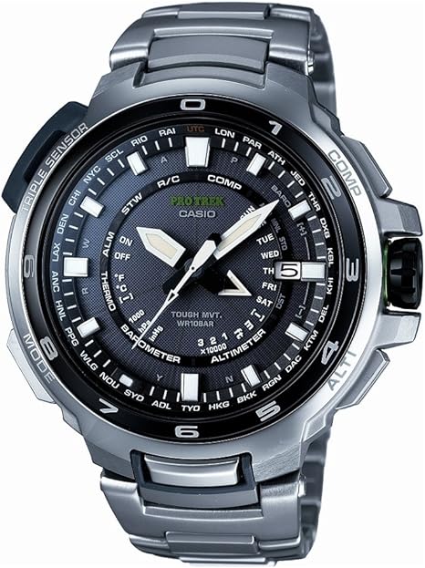 Casio PRX-7001T-7ER Mens PRO TREK Radio Controlled Watch: Amazon.co.uk ...