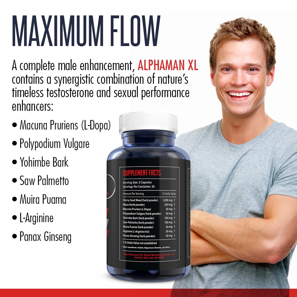 Mua AlphaMAN XL Male Pills | - Enlargement Booster Increases Energy ...