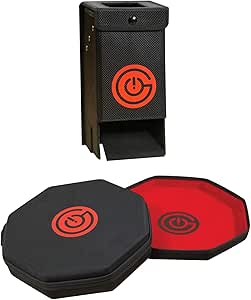 Amazon.com: GeekOn XL Dice Case ( Black) & Nesting Dice Tray with Folding Dice Tower for ...