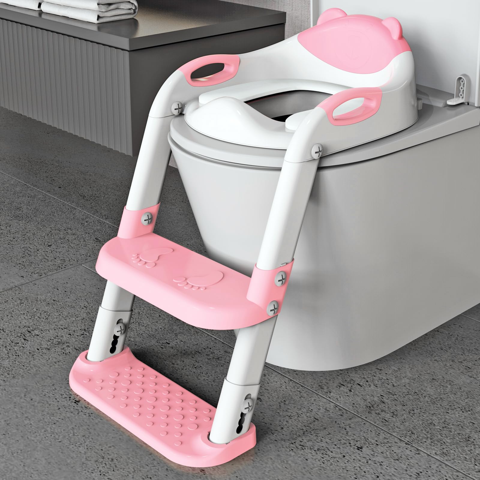 Mua Toilet Potty Training Seat with Step Stool Ladder, 711TEK Toddler ...