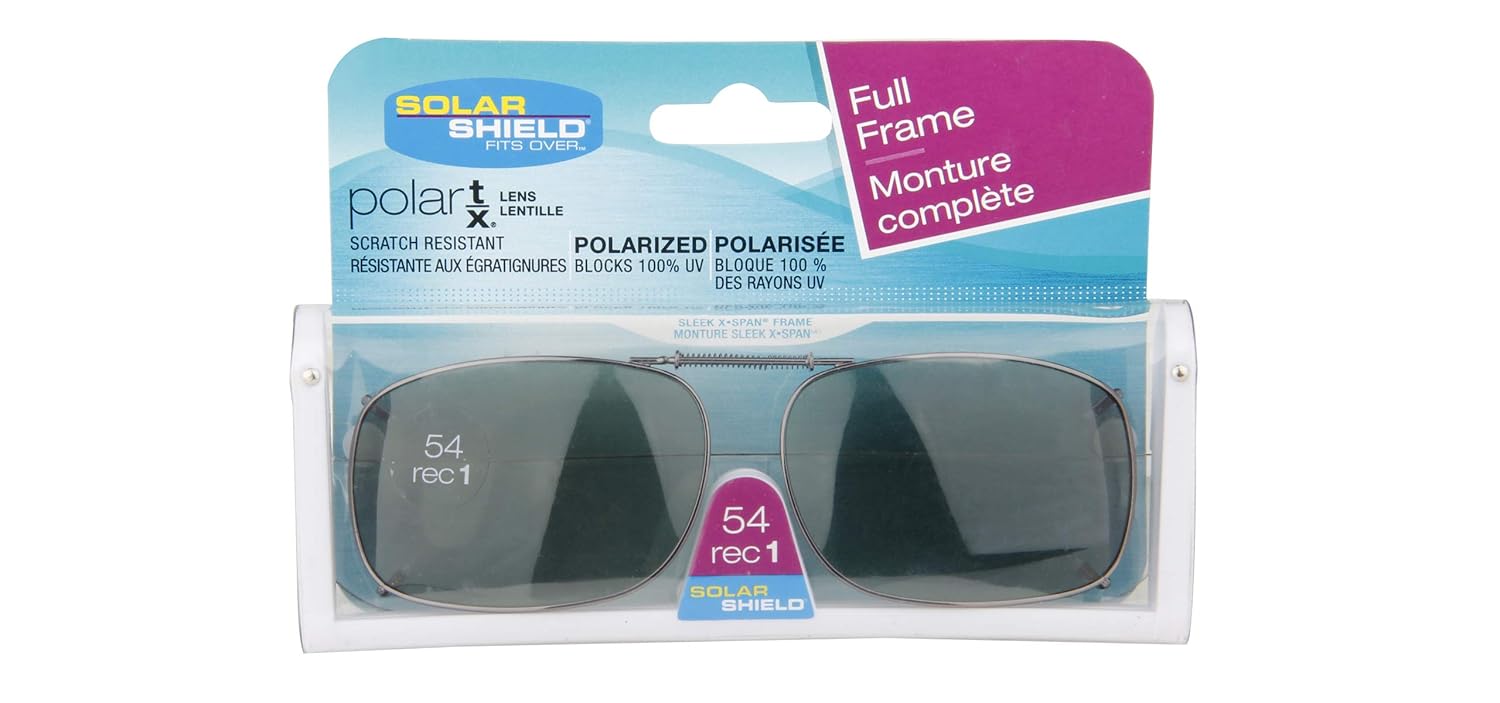 Amazon.com: Solar Shield - Polarized Sunglass Clip Ons Unisex Adult ...