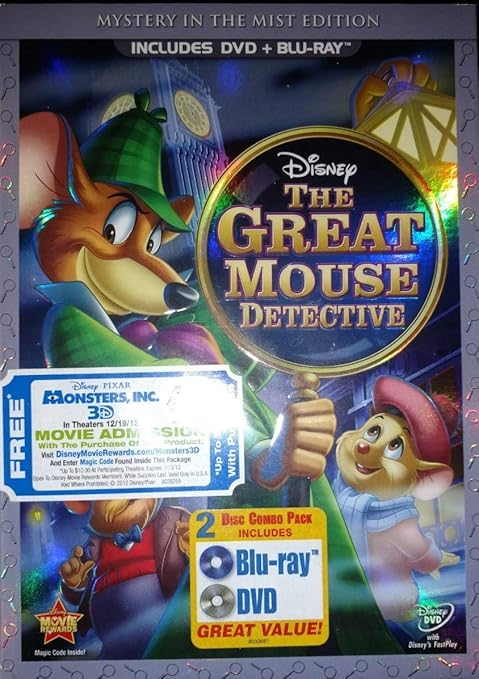 The Great Mouse Detective [Blu-ray]: Amazon.co.uk: DVD & Blu-ray