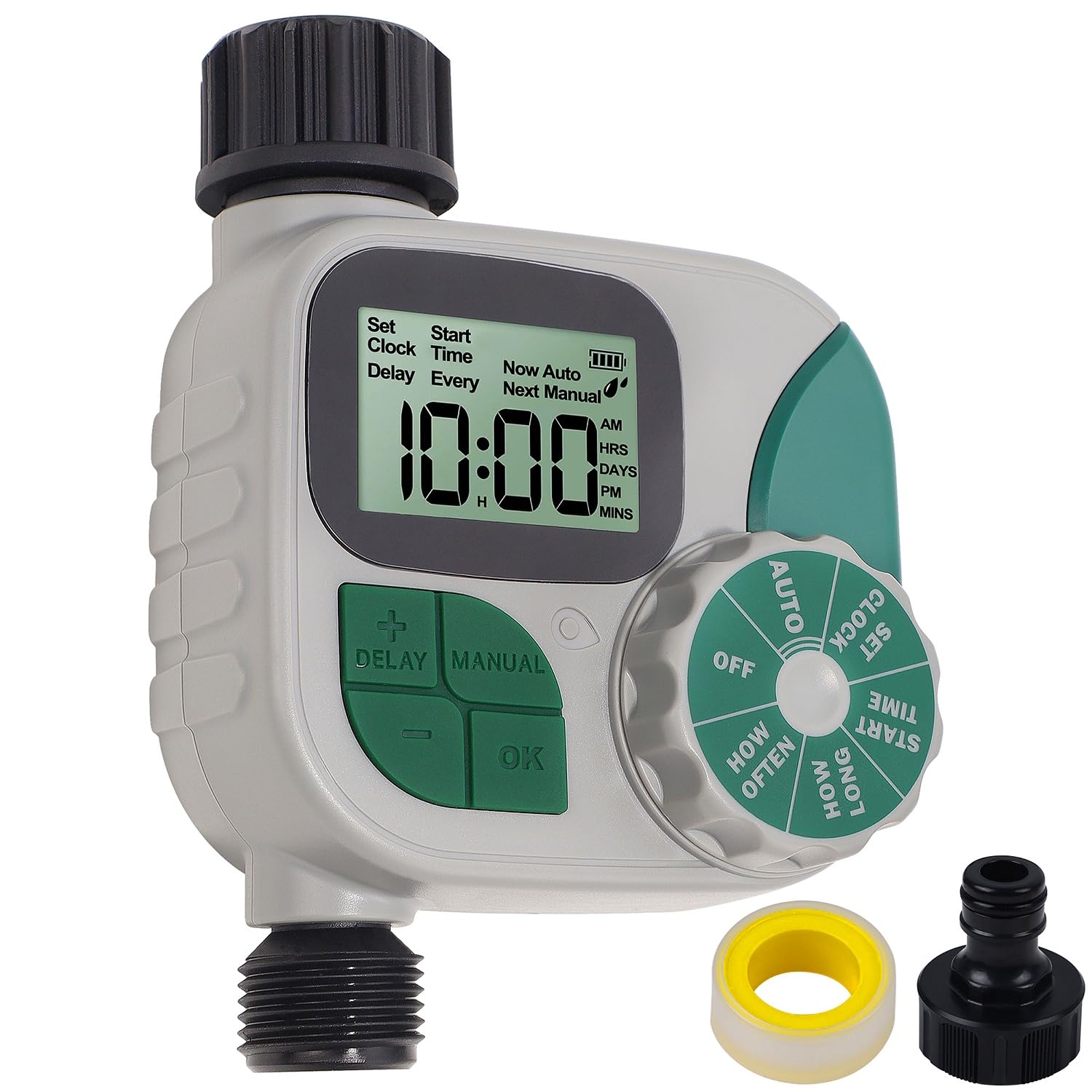Biswing Watering Timer for Garden Hose, Outlet Hose Water Sprinkler Timers, Programmable Hose ...