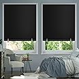 Amazon.com: 2Pack Blackout Roller Window Shades, Cordless Roller Shades, No Tools No Drill Pull ...
