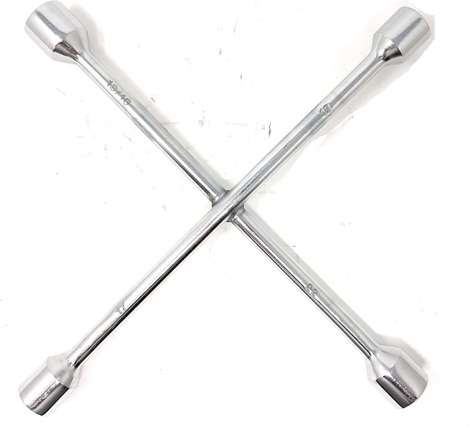 DWT-Germany 100997 Kreuzschlüssel Silberfarbig PKW-Radkreuz 17-19 - 22 ...