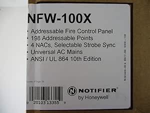 Notifier NFW-100X - Intelligent Addressable FACP With Communicator ...