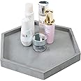 Amazon.com: MyGift Modern Gray Concrete Hexagonal Decorative Display ...