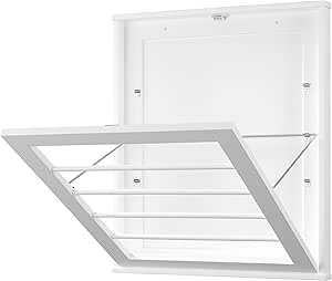 Whitmor Wall Mounted Drying Rack, White : Amazon.ca: Home