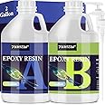 Amazon.com: Epoxy Resin 2 Gallon - Crystal Clear Epoxy Resin Kit - Self ...
